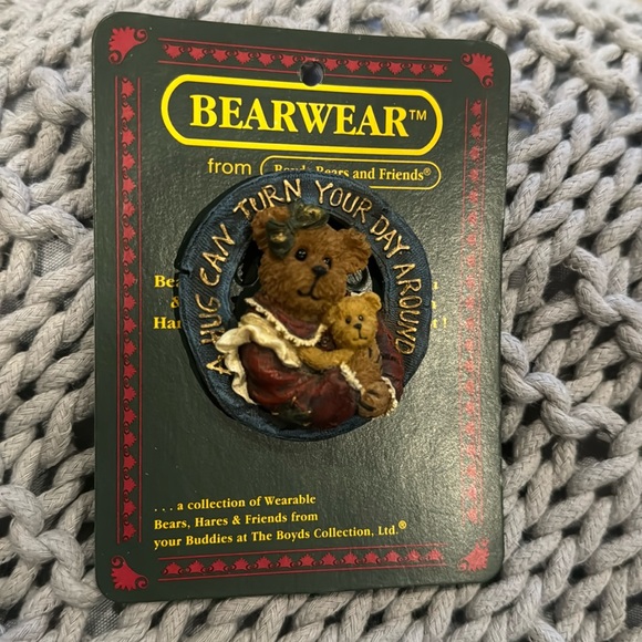 the boyds bear collection | Accessories | A Hug Can Turn Your Day Around Pin | Poshmark